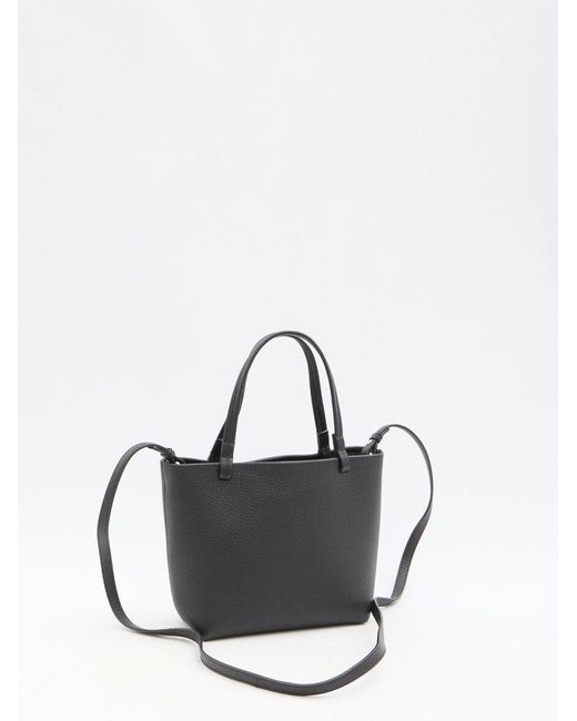 The Row Small Park Tote Bag in Black | Lyst