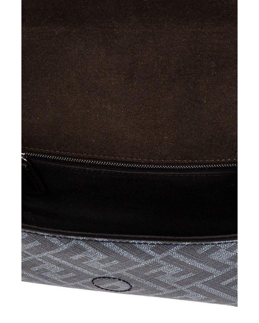 Fendi Ff Squared Compact Messenger Bag in Blue for Men | Lyst