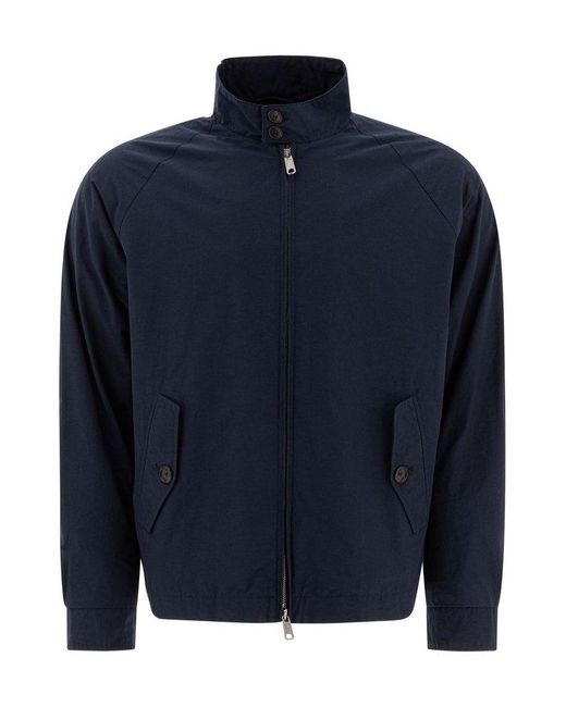 Baracuta Buttoned Jacket in Blue for Men | Lyst