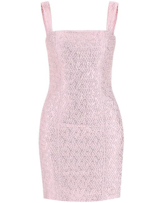 ROTATE BIRGER CHRISTENSEN Rotate Herlina Mini Dress in Pink | Lyst