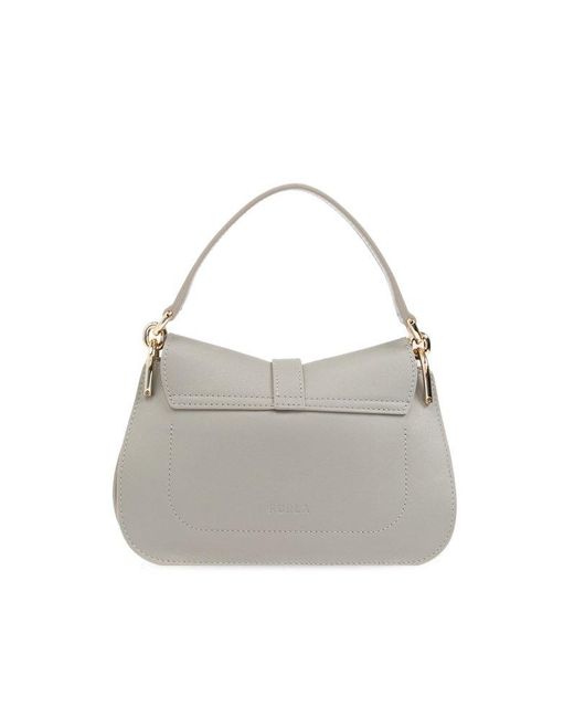 Furla ‘Flow Mini’ Shoulder Bag in Gray | Lyst
