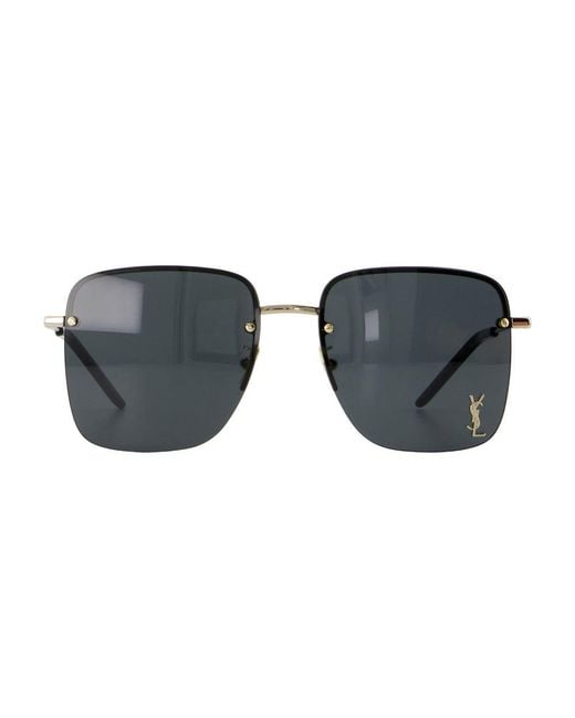 Saint Laurent Sl 312 M Sunglasses in Black | Lyst UK