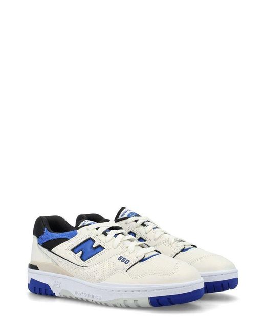 New Balance 550 Team Royal Lace-Up Sneakers in Blue | Lyst
