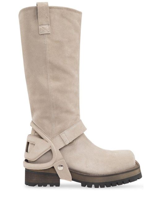 DIESEL Boots D Texan 2 in Brown | Lyst