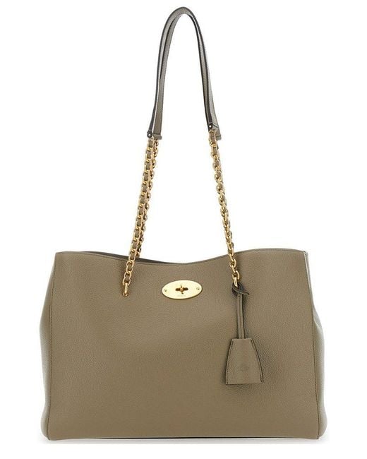 Mulberry Lily Chain Small Tote Bag in Brown | Lyst