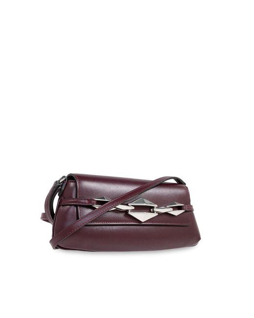 Jimmy Choo ‘Diamond’ Shoulder Bag in Purple | Lyst UK