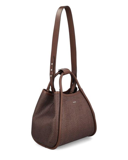 Max Mara Small Marine Bag in Brown | Lyst