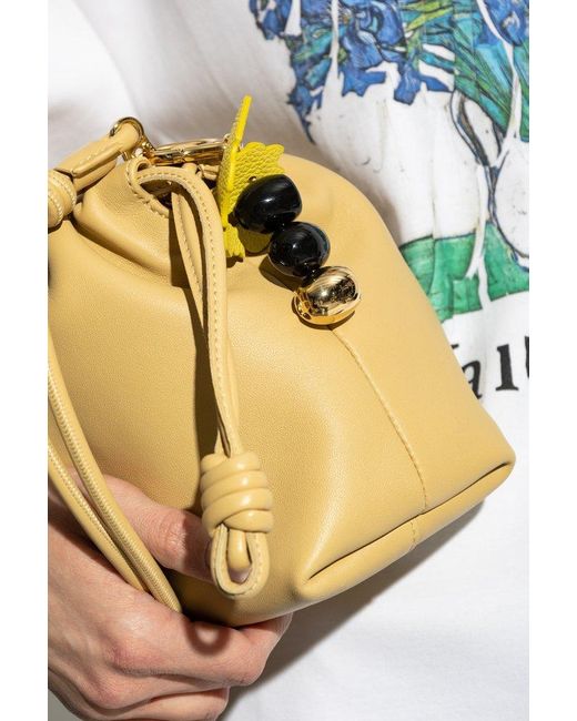 Loewe Charm Keychain in White | Lyst