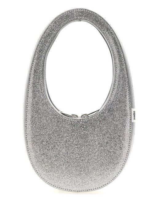 Coperni Glitter Mini Swipe Bag in Grey | Lyst UK