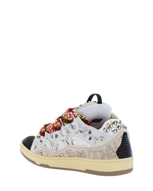 Lanvin Curb Graffiti Printed Sneakers in White for Men | Lyst Lanvin Curb Graffiti Printed Sneakers in White for Men | Lyst