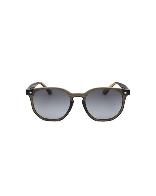 Ted Baker Oval Frame Full Rim Sunglasses in Black for Men | Lyst UK