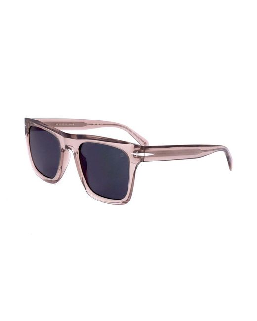 David Beckham Square Frame Full Rim Sunglasses in Black for Men | Lyst UK