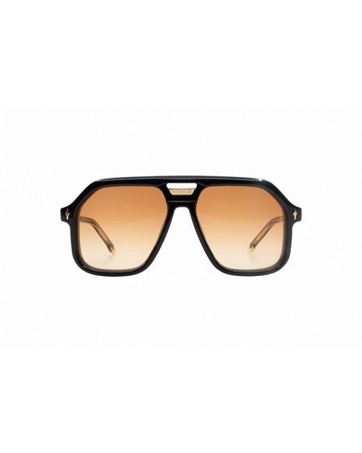 Jacques Marie Mage Casius Aviator Frame Sunglasses in Black | Lyst UK