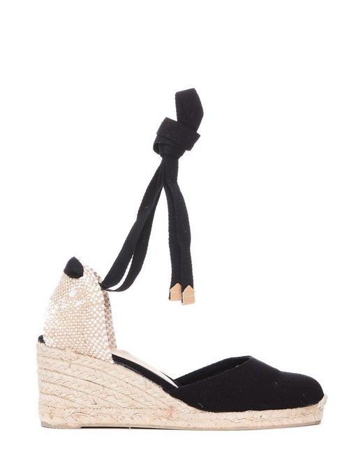 Castañer Carina Wedge Espadrilles in Black | Lyst Castañer Carina Wedge Espadrilles in Black | Lyst