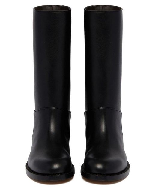The Row Nobilis Riding Boots in Black | Lyst