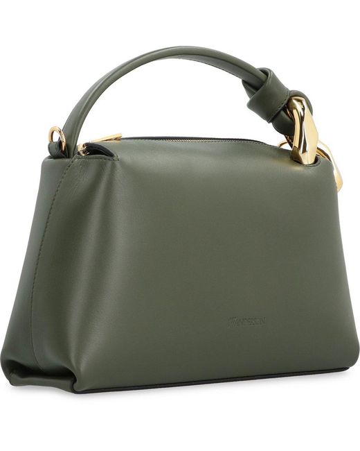 JW Anderson Corner Top Handle Bag in Green | Lyst