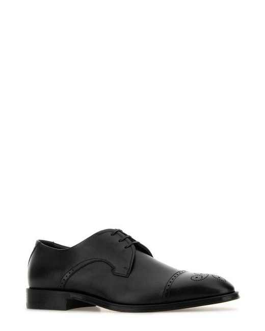 BOSS Boss Classic Brogue Lace-Up Shoes in Black for Men | Lyst
