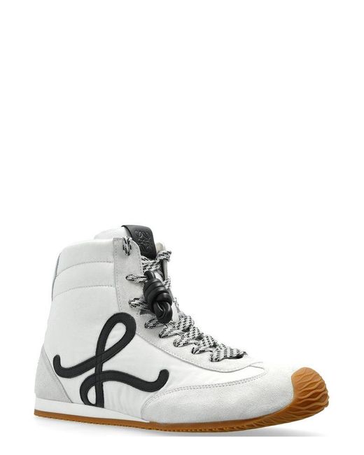 Loewe Ballet Runner 2.0 High Top Sneakers in White | Lyst