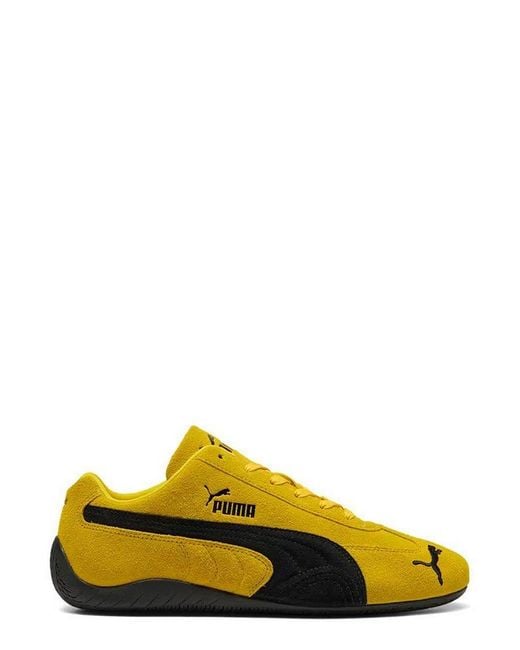 PUMA Speedcat Og Lace-Up Sneakers in Yellow for Men | Lyst