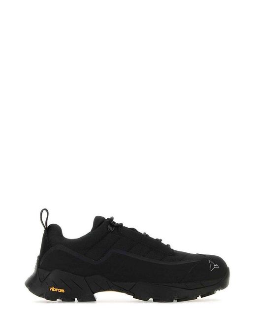 Roa Round-Toe Quilted Low-Top Sneakers in Black for Men | Lyst