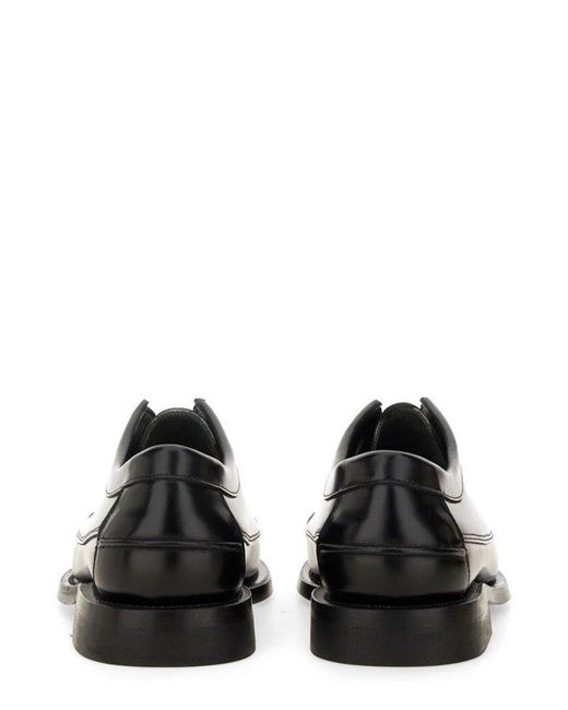 Hereu Priego Square-Toe Lace-Up Shoes in Black for Men | Lyst
