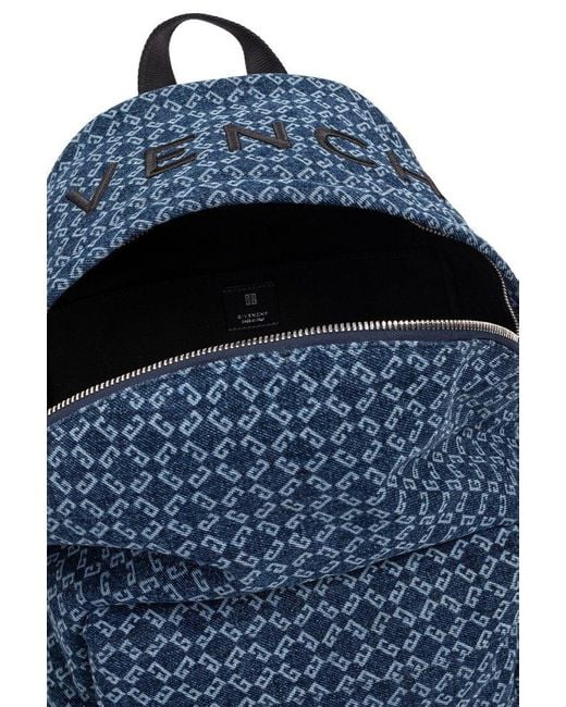Givenchy Backpack With Monogram in Blue for Men | Lyst