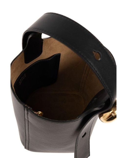 Loewe 'pebble Mini' Bucket Shoulder Bag, in Black | Lyst