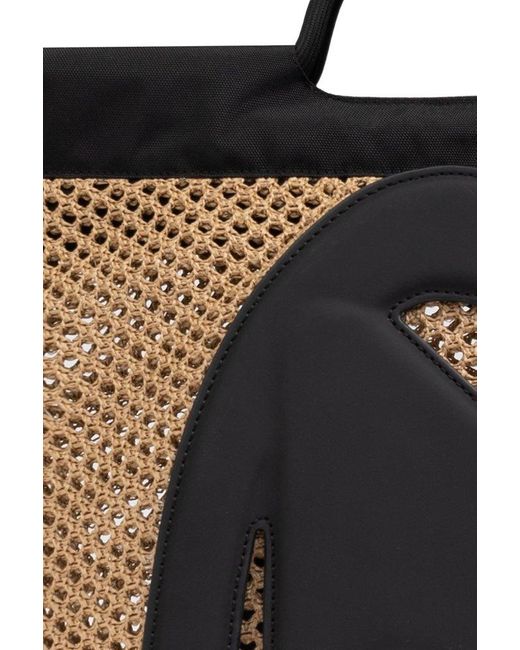 DIESEL Mesh Top Handle Bag in Black | Lyst