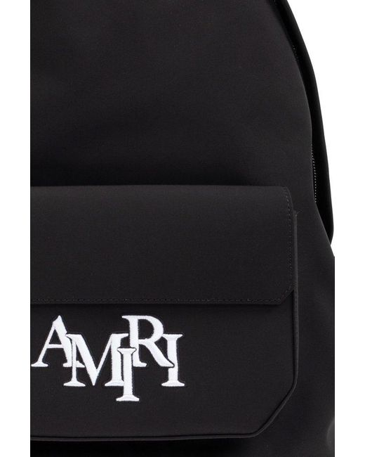 Amiri Backpack With Logo in Black for Men | Lyst