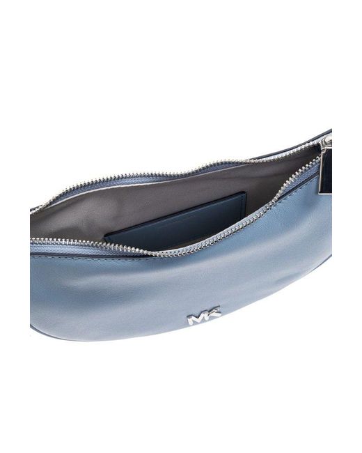 MICHAEL Michael Kors Kyla Logo Lettering Shoulder Bag in Blue | Lyst