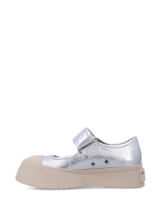 Marni Pablo Mary Jane Sneaker in White | Lyst