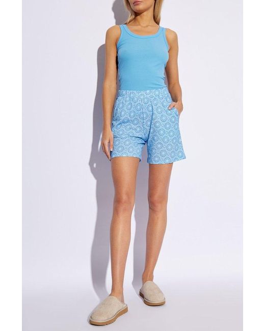 Hanro Classic Comfort Lingerie Set in Blue | Lyst