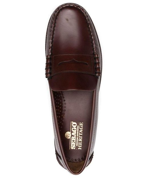 Sebago Classic Dan Heritage Loafers in Brown for Men | Lyst