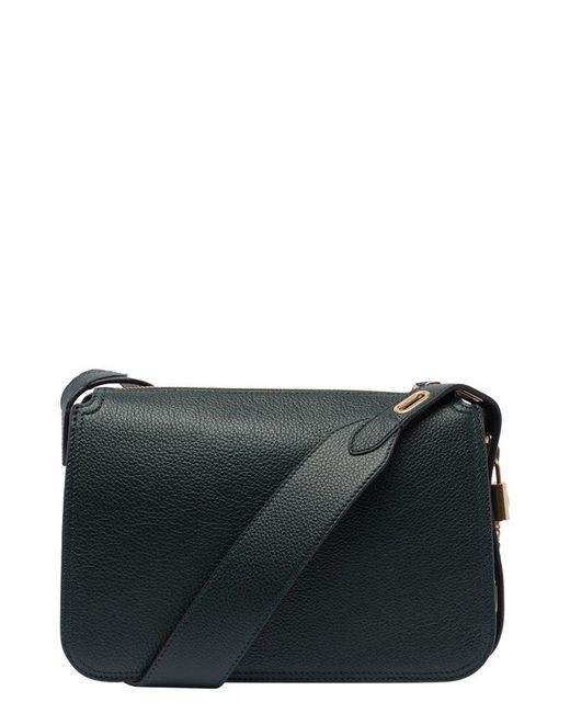 Mulberry Billie Logo Detailed Small Crossbody Bag in Black | Lyst