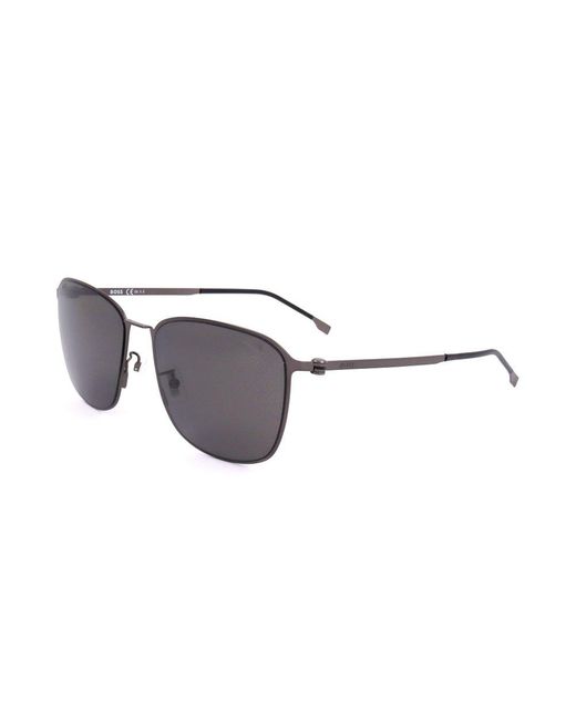 BOSS 1405/F/Sk Square Frame Sunglasses in Black for Men | Lyst