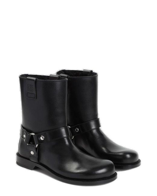 Loewe Campo Boots in Black | Lyst