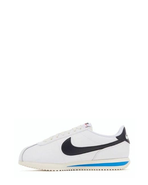 Nike Cortez Lace-up Sneakers in White | Lyst
