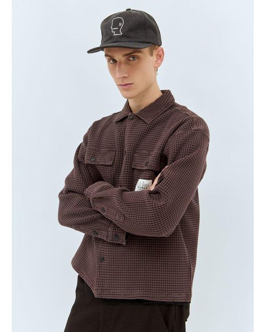 Brain Dead Emblem Head Baseball Cap in Black for Men | Lyst