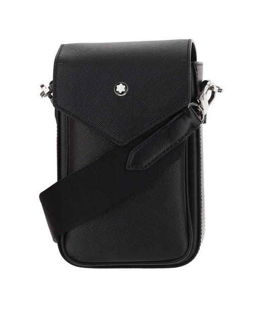 Montblanc Vertical Sartorial Shoulder Bag in Black for Men | Lyst