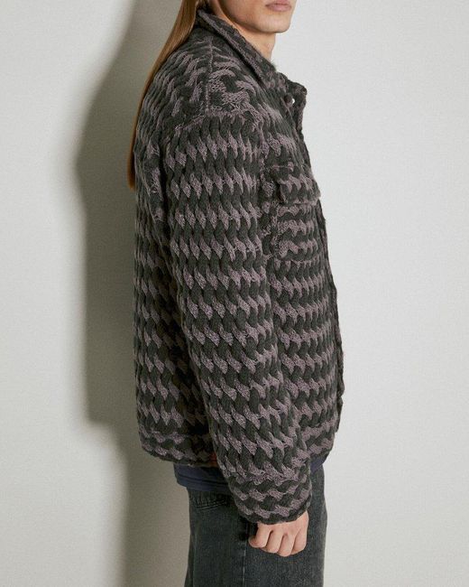 Isa Boulder Patterned Work Jacket in Brown for Men | Lyst