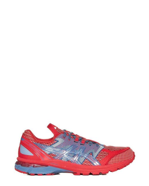 Asics S Gel-Terrain Lace-Up Sneakers in Red | Lyst