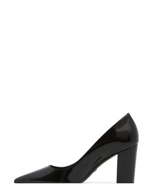Stuart Weitzman Stuart Block Pumps in Black | Lyst UK