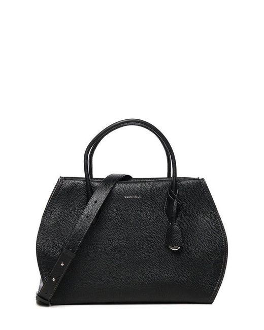 Coccinelle Lord Logo Printed Large Tote Bag in Black | Lyst