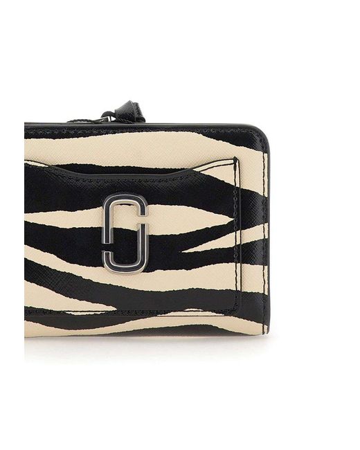 Marc Jacobs Utility Snapshot Mini Compact Wallet in Black | Lyst
