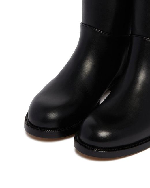 The Row Nobilis Riding Boots in Black | Lyst