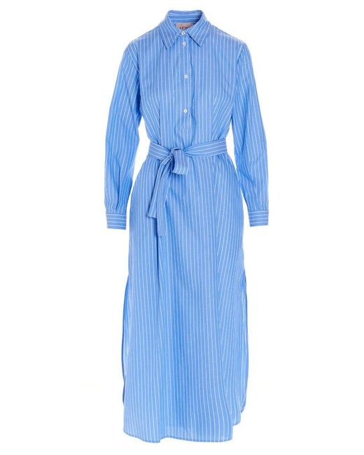 Le twins Elegant Laura Dress in Blue | Lyst