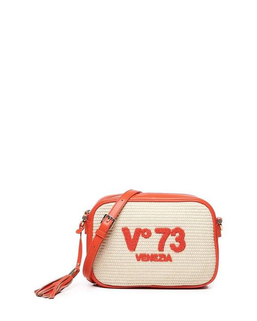 V73 Logo Embroidered Zipped Camera Bag | Lyst