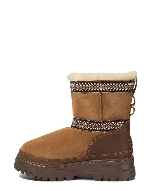 UGG Classic Mini Trailgazer Boots in Brown | Lyst