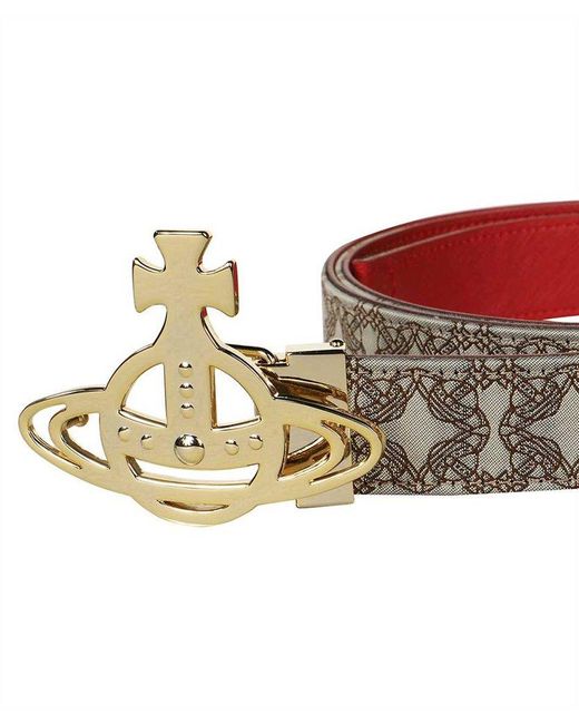 Vivienne Westwood Logo Buckled Belt in Red for Men | Lyst Vivienne Westwood Logo Buckled Belt in Red for Men | Lyst