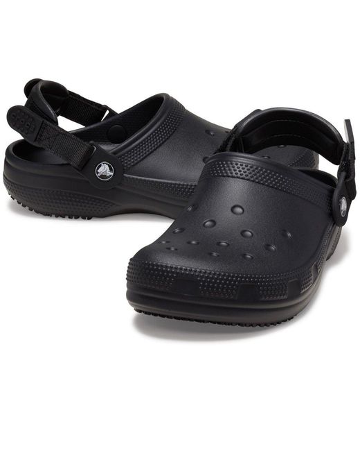Crocs™ Classic Work Clogs in Black for Men | Lyst UK
